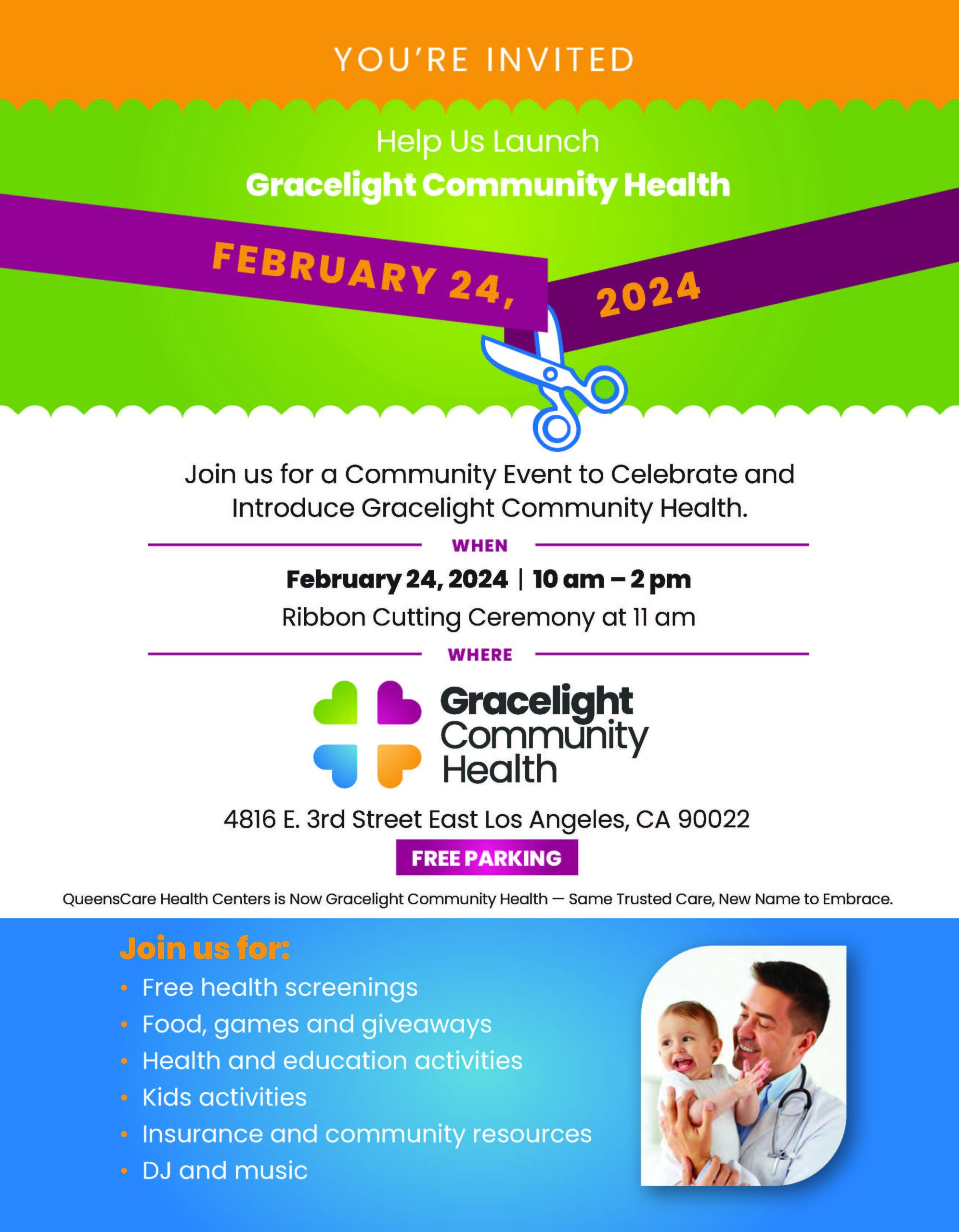 Community Health Fair and Launch Event for Gracelight Community Health ...